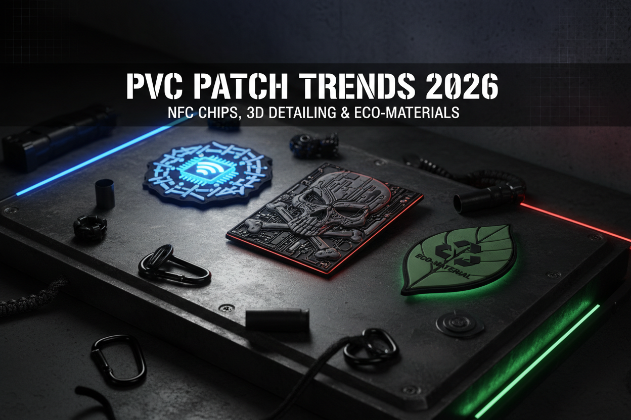 PVC Patch Trends 2026: NFC Chips, 3D Detailing & Eco-Materials – PROPATCH